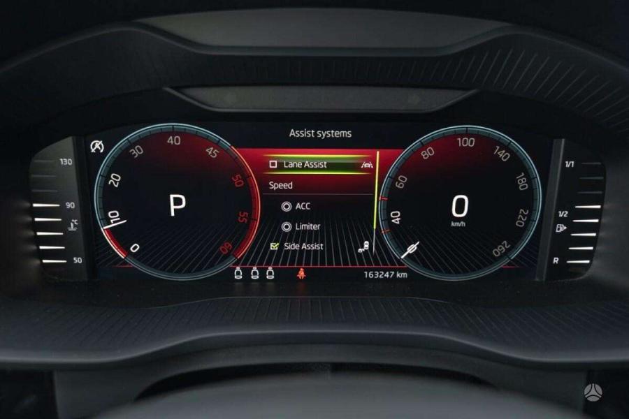 Black Skoda Kodiaq 2023 in Vilnius, with an engine capacity of 2.00 L and mileage of 163 thousand km for 27700 €, photo 23 on AUTOMOTO.COM.LV