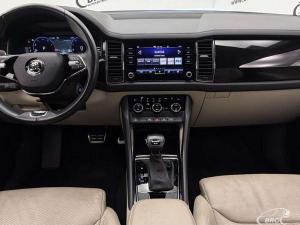 Black Skoda Kodiaq 2023 in Vilnius, with an engine capacity of 1.98 L and mileage of 86 thousand km for 33500 €, photo 18 on AUTOMOTO.COM.LV