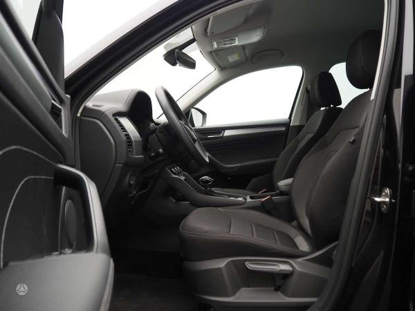 Black Skoda Kodiaq 2023 in Vilnius, with an engine capacity of 1.97 L and mileage of 103 thousand km for 25500 €, photo 8 on AUTOMOTO.COM.LV