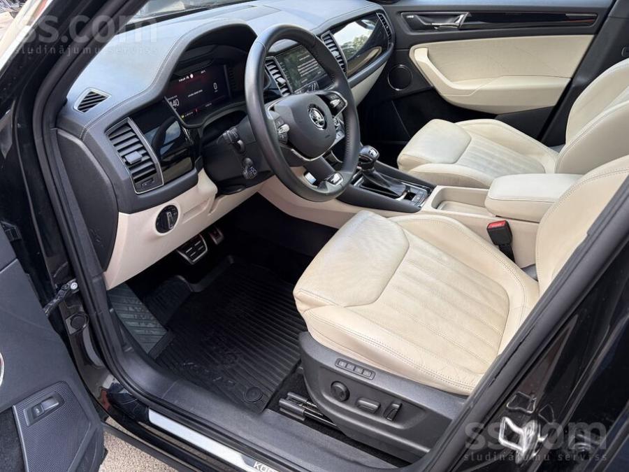 Черный Шкода Kodiaq 2023 в Рига, объемом двигателя 2.00 л и пробегом 147 тыс. км за 27200 €, фото 7 на AUTOMOTO.COM.LV