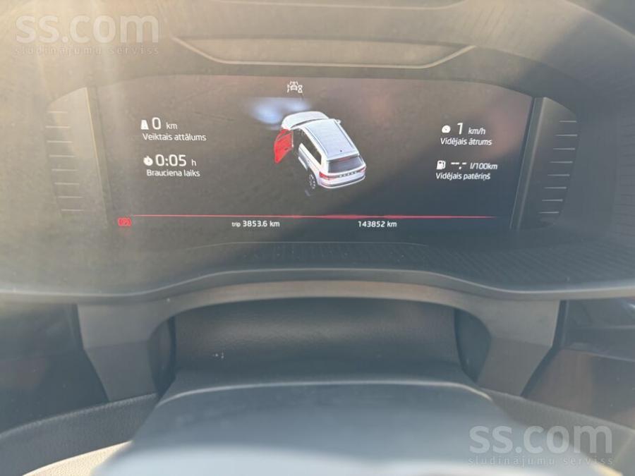 Черный Шкода Kodiaq 2023 в Рига, объемом двигателя 2.00 л и пробегом 147 тыс. км за 27200 €, фото 14 на AUTOMOTO.COM.LV