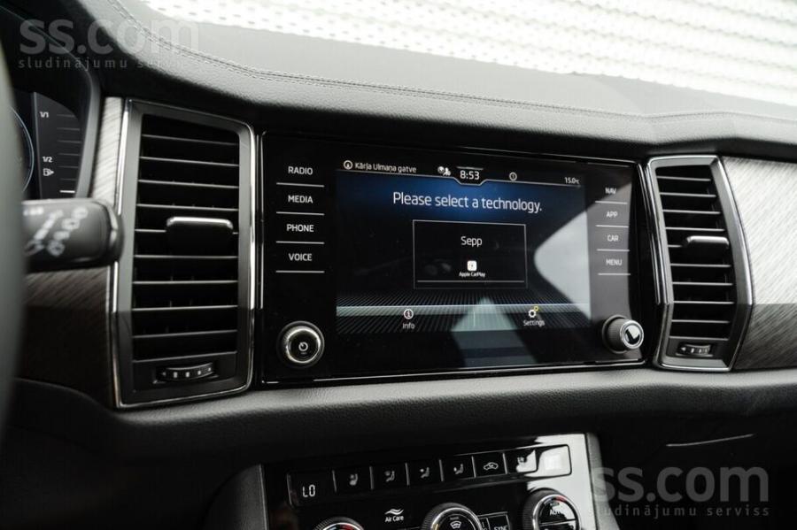 Melns Skoda Kodiaq 2023 Rīga, ar dzinēja tilpumu 2.00 L un nobraukumu 122 tūkst. km par 27000 €, foto 18 vietnē AUTOMOTO.COM.LV