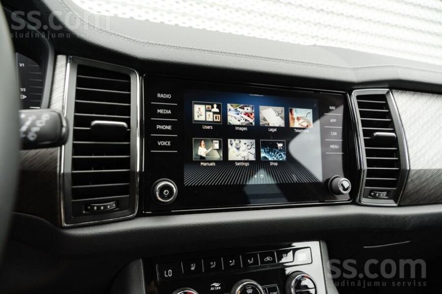 Melns Skoda Kodiaq 2023 Rīga, ar dzinēja tilpumu 2.00 L un nobraukumu 122 tūkst. km par 27000 €, foto 21 vietnē AUTOMOTO.COM.LV