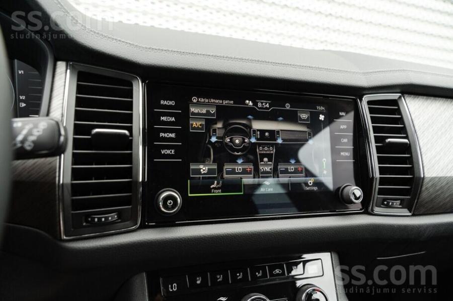 Melns Skoda Kodiaq 2023 Rīga, ar dzinēja tilpumu 2.00 L un nobraukumu 122 tūkst. km par 27000 €, foto 22 vietnē AUTOMOTO.COM.LV