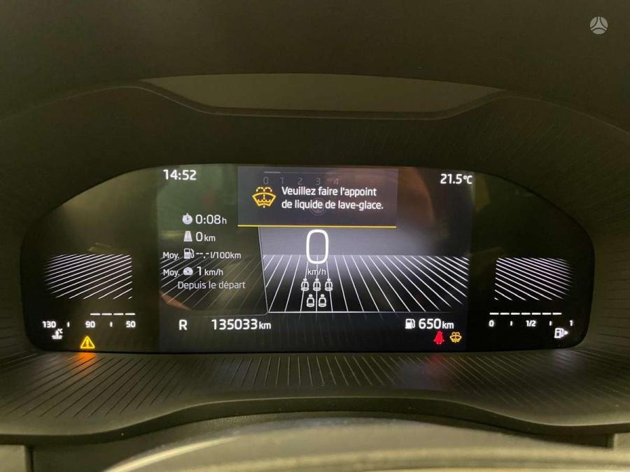 Black Skoda Kodiaq 2023 in Marijampole, with an engine capacity of 1.50 L and mileage of 135 thousand km for 20812 €, photo 13 on AUTOMOTO.COM.LV