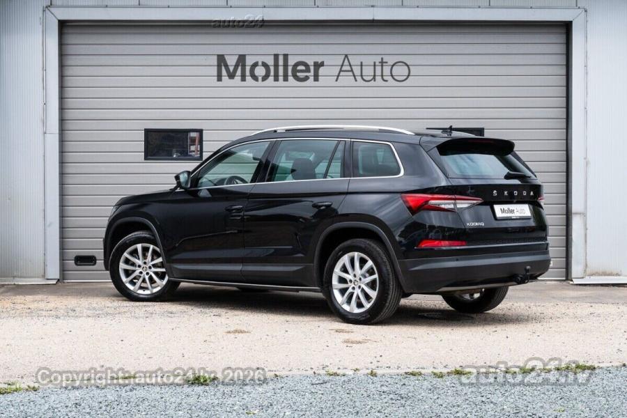 Black Skoda Kodiaq 2023 in Jelgava, with an engine capacity of 2.00 L and mileage of 158 thousand km for 29976 €, photo 5 on AUTOMOTO.COM.LV