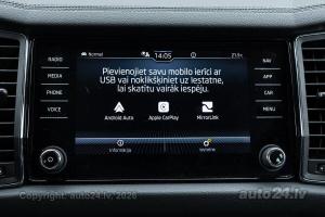 Black Skoda Kodiaq 2023 in Jelgava, with an engine capacity of 2.00 L and mileage of 158 thousand km for 29976 €, photo 18 on AUTOMOTO.COM.LV
