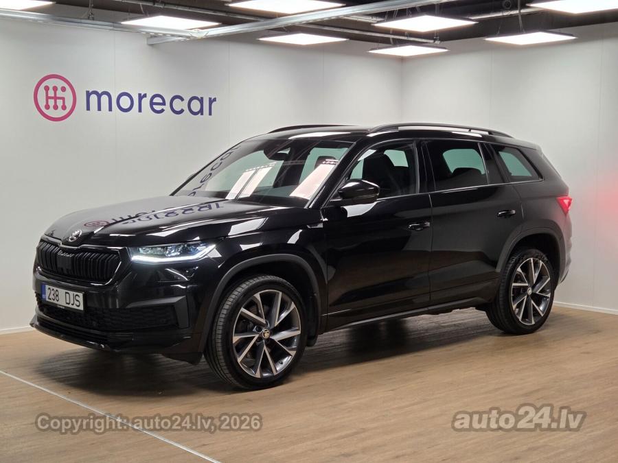 Черный Шкода Kodiaq 2023 в Таллин, объемом двигателя 2.00 л и пробегом 98 тыс. км за 30900 €, фото 1 на AUTOMOTO.COM.LV