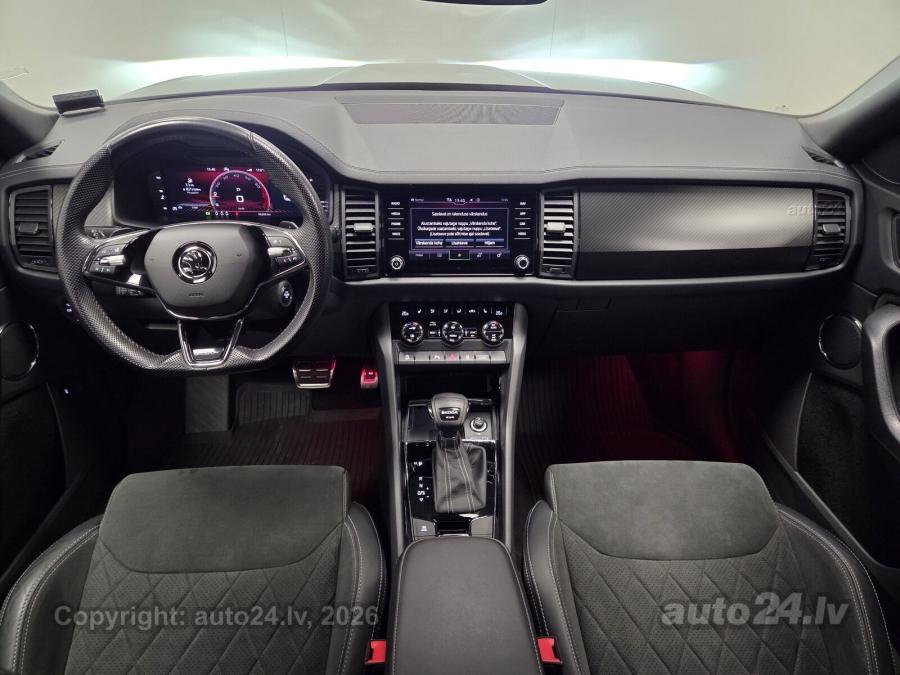 Черный Шкода Kodiaq 2023 в Таллин, объемом двигателя 2.00 л и пробегом 98 тыс. км за 30900 €, фото 8 на AUTOMOTO.COM.LV
