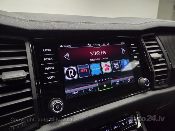 Melns Skoda Kodiaq 2023 Tallina, ar dzinēja tilpumu 2.00 L un nobraukumu 98 tūkst. km par 30900 €, foto 9 vietnē AUTOMOTO.COM.LV