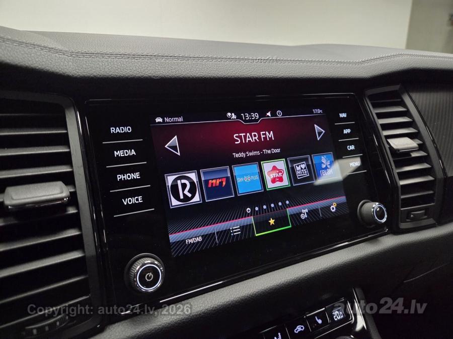 Черный Шкода Kodiaq 2023 в Таллин, объемом двигателя 2.00 л и пробегом 98 тыс. км за 30900 €, фото 10 на AUTOMOTO.COM.LV