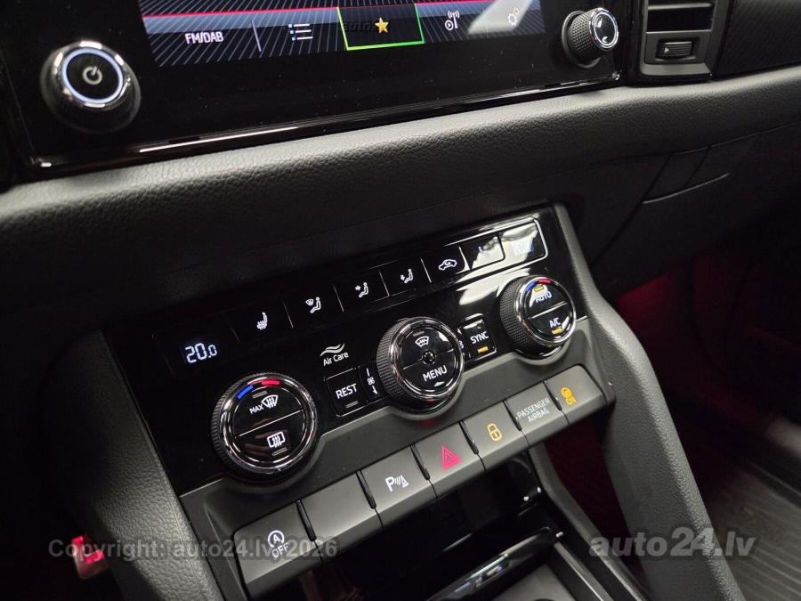 Черный Шкода Kodiaq 2023 в Таллин, объемом двигателя 2.00 л и пробегом 98 тыс. км за 30900 €, фото 12 на AUTOMOTO.COM.LV