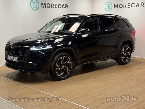 Melns Skoda Kodiaq 2023 Tallina, ar dzinēja tilpumu 2.00 L un nobraukumu 71 tūkst. km par 34900 €, foto 1 vietnē AUTOMOTO.COM.LV