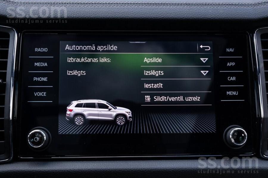 Melns Skoda Kodiaq 2023 Rīga, ar dzinēja tilpumu 2.00 L un nobraukumu 116 tūkst. km par 31950 €, foto 16 vietnē AUTOMOTO.COM.LV