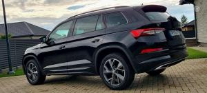 Black Skoda Kodiaq 2023 in Vilnius, with an engine capacity of 1.97 L and mileage of 166 thousand km for 24850 €, photo 5 on AUTOMOTO.COM.LV