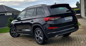 Black Skoda Kodiaq 2023 in Vilnius, with an engine capacity of 1.97 L and mileage of 166 thousand km for 24850 €, photo 7 on AUTOMOTO.COM.LV