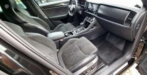 Black Skoda Kodiaq 2023 in Vilnius, with an engine capacity of 1.97 L and mileage of 166 thousand km for 24850 €, photo 11 on AUTOMOTO.COM.LV