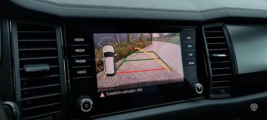 Black Skoda Kodiaq 2023 in Vilnius, with an engine capacity of 1.97 L and mileage of 166 thousand km for 24850 €, photo 30 on AUTOMOTO.COM.LV