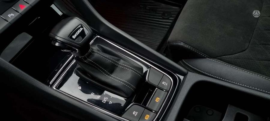 Black Skoda Kodiaq 2023 in Vilnius, with an engine capacity of 1.97 L and mileage of 166 thousand km for 24850 €, photo 33 on AUTOMOTO.COM.LV