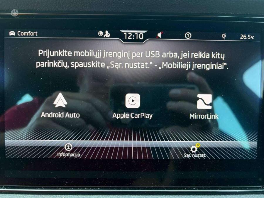 Черный Шкода Kodiaq 2023 в Вильнюс, объемом двигателя 1.97 л и пробегом 198 тыс. км за 24200 €, фото 20 на AUTOMOTO.COM.LV