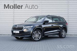 Melns Skoda Kodiaq 2023 Rīga, ar dzinēja tilpumu 2.00 L un nobraukumu 94 tūkst. km par 33800 €, foto  vietnē AUTOMOTO.COM.LV