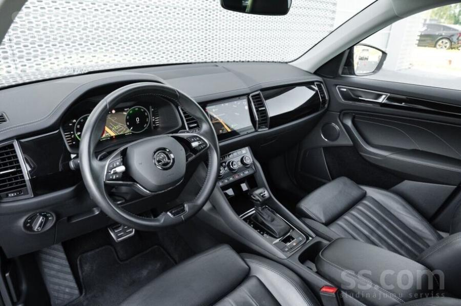 Черный Шкода Kodiaq 2023 в Рига, объемом двигателя 2.00 л и пробегом 94 тыс. км за 33800 €, фото 15 на AUTOMOTO.COM.LV
