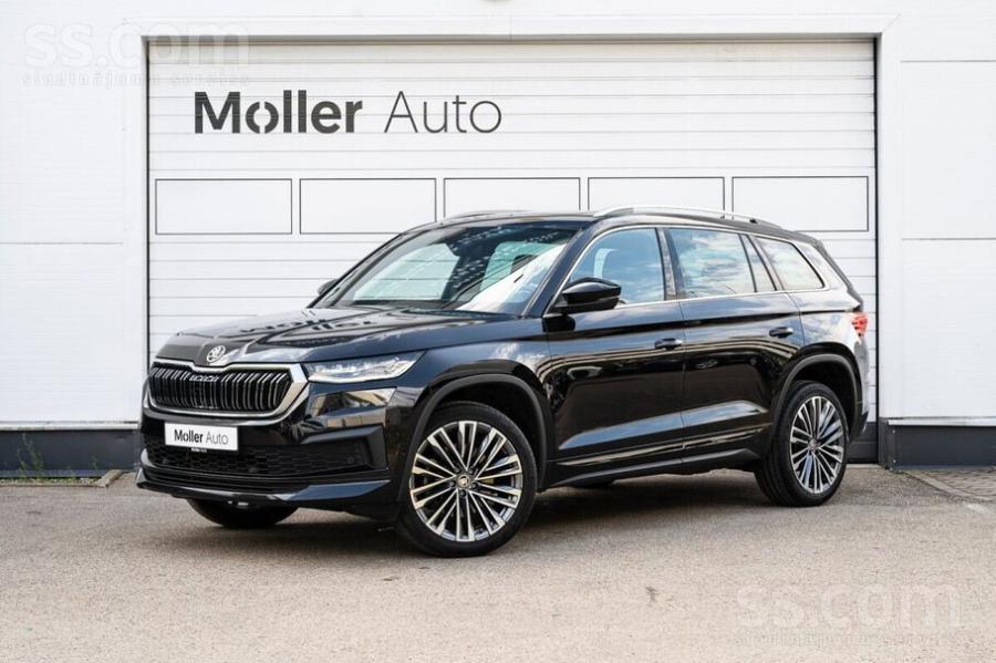 Melns Skoda Kodiaq 2023 Rīga, ar dzinēja tilpumu 2.00 L un nobraukumu 132 tūkst. km par 32950 €, foto 1 vietnē AUTOMOTO.COM.LV