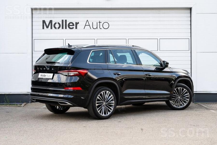 Melns Skoda Kodiaq 2023 Rīga, ar dzinēja tilpumu 2.00 L un nobraukumu 132 tūkst. km par 32950 €, foto 4 vietnē AUTOMOTO.COM.LV