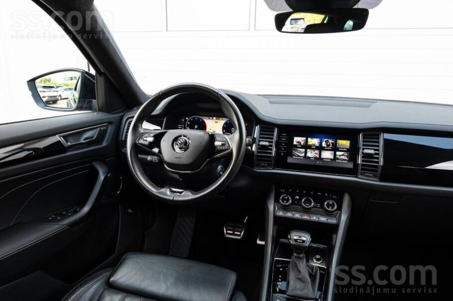Melns Skoda Kodiaq 2023 Rīga, ar dzinēja tilpumu 2.00 L un nobraukumu 132 tūkst. km par 32950 €, foto 11 vietnē AUTOMOTO.COM.LV