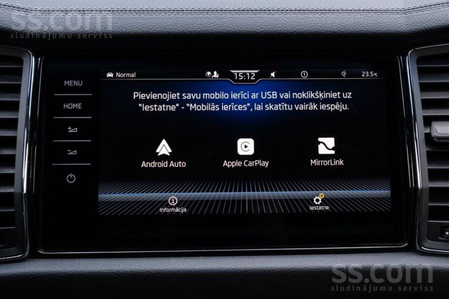 Melns Skoda Kodiaq 2023 Rīga, ar dzinēja tilpumu 2.00 L un nobraukumu 132 tūkst. km par 32950 €, foto 14 vietnē AUTOMOTO.COM.LV