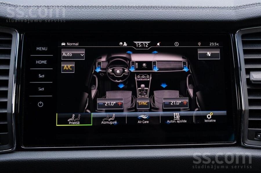 Melns Skoda Kodiaq 2023 Rīga, ar dzinēja tilpumu 2.00 L un nobraukumu 132 tūkst. km par 32950 €, foto 15 vietnē AUTOMOTO.COM.LV