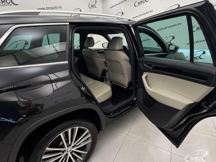 Melns Skoda Kodiaq 2023 Viļņa, ar dzinēja tilpumu 1.98 L un nobraukumu 86 tūkst. km par 32500 €, foto 15 vietnē AUTOMOTO.COM.LV