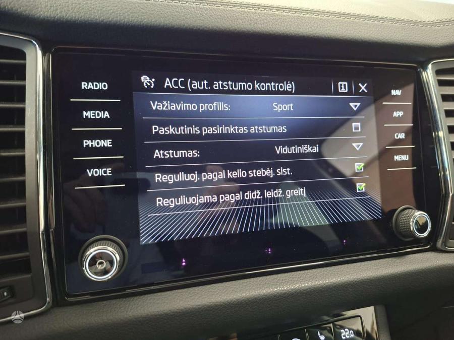 Черный Шкода Kodiaq 2023 в Каунас, объемом двигателя 1.97 л и пробегом 167 тыс. км за 24200 €, фото 20 на AUTOMOTO.COM.LV