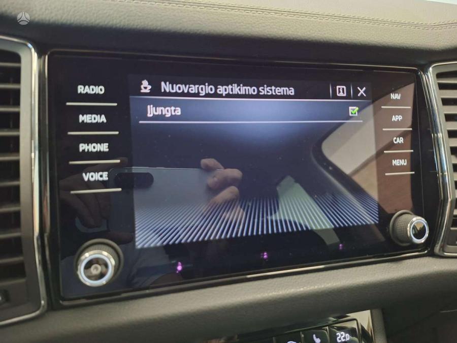 Черный Шкода Kodiaq 2023 в Каунас, объемом двигателя 1.97 л и пробегом 167 тыс. км за 24200 €, фото 22 на AUTOMOTO.COM.LV