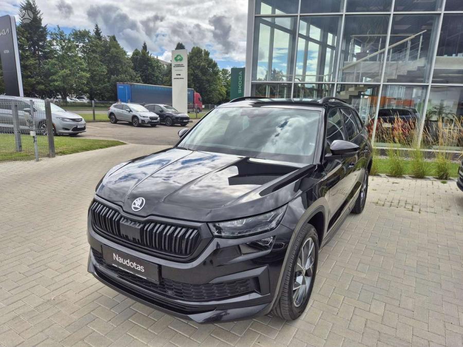 Melns Skoda Kodiaq 2023 Šauļi, ar dzinēja tilpumu 1.97 L un nobraukumu 213 tūkst. km par 27700 €, foto 1 vietnē AUTOMOTO.COM.LV