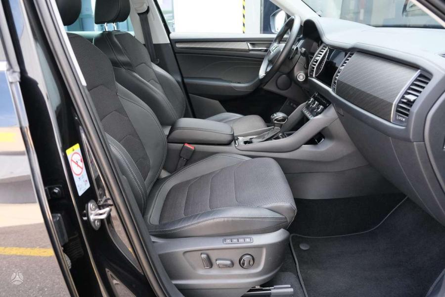 Черный Шкода Kodiaq 2023 в Вильнюс, объемом двигателя 1.97 л и пробегом 133 тыс. км за 24950 €, фото 11 на AUTOMOTO.COM.LV