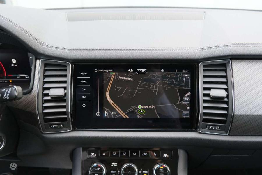 Черный Шкода Kodiaq 2023 в Вильнюс, объемом двигателя 1.97 л и пробегом 133 тыс. км за 24950 €, фото 12 на AUTOMOTO.COM.LV