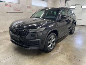 Melns Skoda Kodiaq 2023 Marijampole, ar dzinēja tilpumu 1.50 L un nobraukumu 200 tūkst. km par 23474 €, foto  vietnē AUTOMOTO.COM.LV