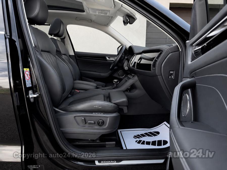 Melns Skoda Kodiaq 2023 Pērnava, ar dzinēja tilpumu 2.00 L un nobraukumu 67 tūkst. km par 35990 €, foto 12 vietnē AUTOMOTO.COM.LV