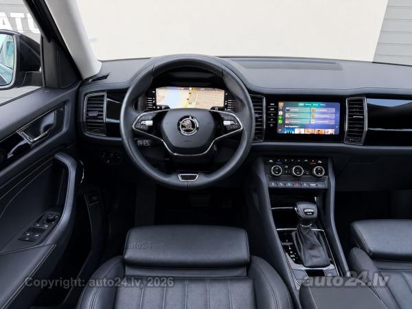Skoda Kodiaq 2023 in Parnu on AUTOMOTO.COM.LV Black Skoda Kodiaq 2023 in Parnu, with an engine capacity of 2.00 L and mileage of 67 thousand km for 35990 €, photo 9 on AUTOMOTO.COM.LV