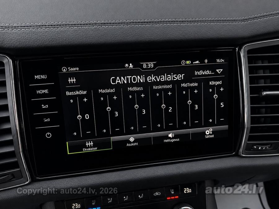 Черный Шкода Kodiaq 2023 в Пярну, объемом двигателя 2.00 л и пробегом 67 тыс. км за 35990 €, фото 23 на AUTOMOTO.COM.LV