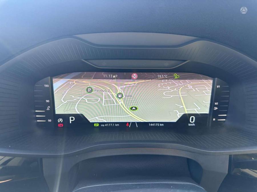 Black Skoda Kodiaq 2023 in Vilnius, with an engine capacity of 1.97 L and mileage of 144 thousand km for 29300 €, photo 12 on AUTOMOTO.COM.LV