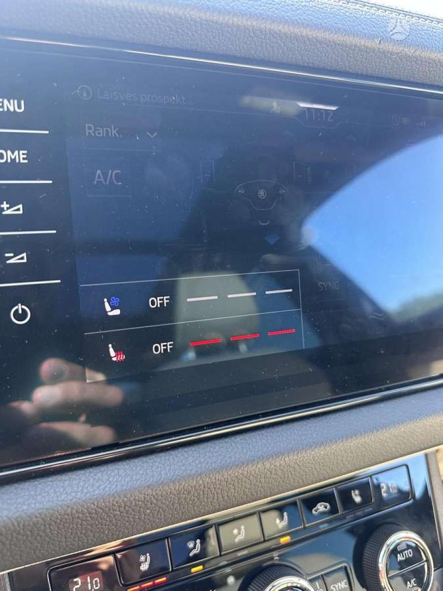Black Skoda Kodiaq 2023 in Vilnius, with an engine capacity of 1.97 L and mileage of 144 thousand km for 29300 €, photo 15 on AUTOMOTO.COM.LV