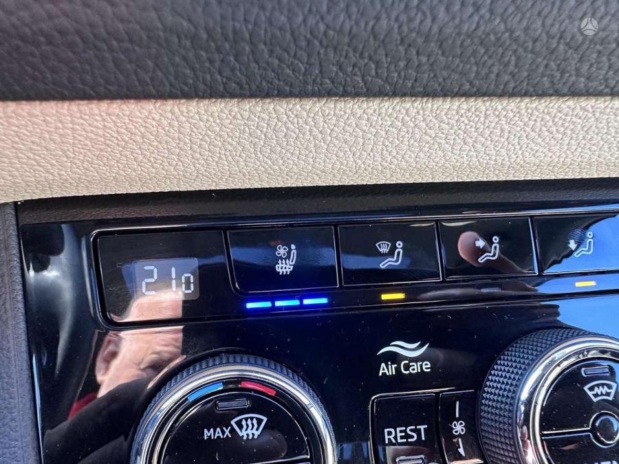 Black Skoda Kodiaq 2023 in Vilnius, with an engine capacity of 1.97 L and mileage of 144 thousand km for 29300 €, photo 16 on AUTOMOTO.COM.LV