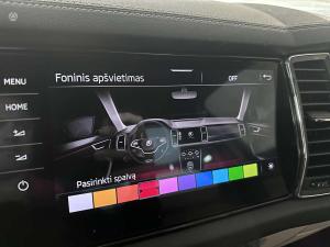 Black Skoda Kodiaq 2023 in Vilnius, with an engine capacity of 1.97 L and mileage of 144 thousand km for 29300 €, photo 26 on AUTOMOTO.COM.LV