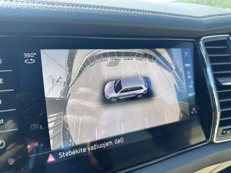 Black Skoda Kodiaq 2023 in Vilnius, with an engine capacity of 1.97 L and mileage of 144 thousand km for 29300 €, photo 39 on AUTOMOTO.COM.LV