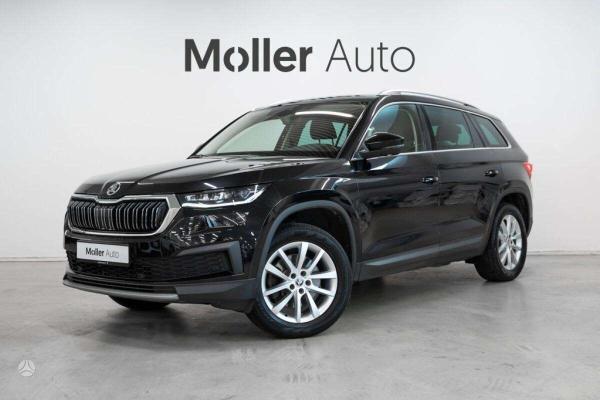 Black Skoda Kodiaq 2023 in Vilnius, with an engine capacity of 2.00 L and mileage of 118 thousand km for 28050 €, photo 1 on AUTOMOTO.COM.LV