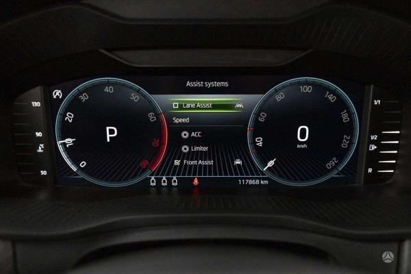 Black Skoda Kodiaq 2023 in Vilnius, with an engine capacity of 2.00 L and mileage of 118 thousand km for 28050 €, photo 11 on AUTOMOTO.COM.LV