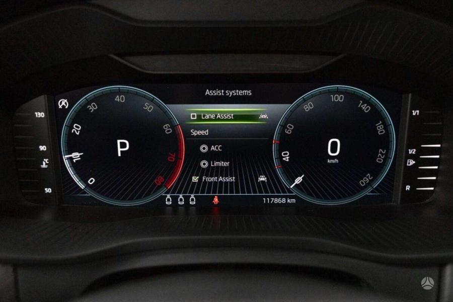 Black Skoda Kodiaq 2023 in Vilnius, with an engine capacity of 2.00 L and mileage of 118 thousand km for 28050 €, photo 11 on AUTOMOTO.COM.LV