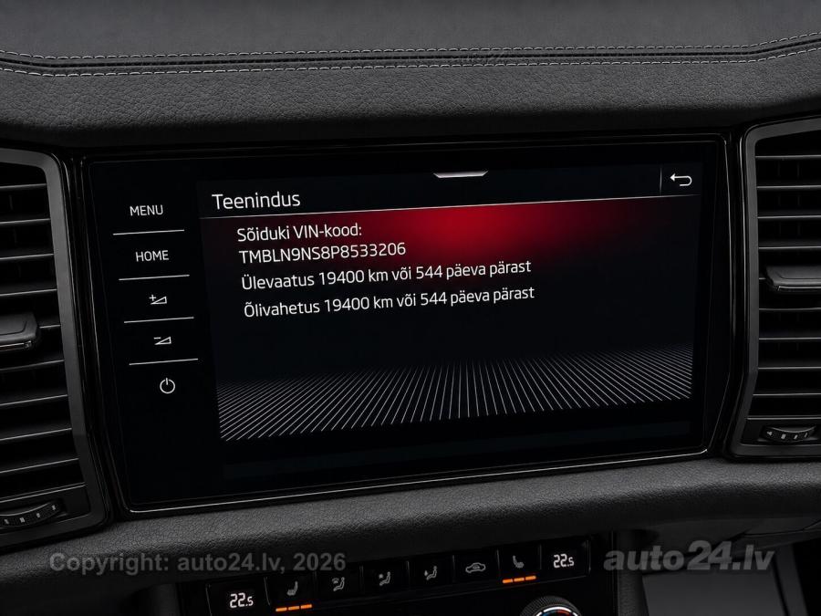Melns Skoda Kodiaq 2023 Pērnava, ar dzinēja tilpumu 2.00 L un nobraukumu 101 tūkst. km par 34990 €, foto 18 vietnē AUTOMOTO.COM.LV